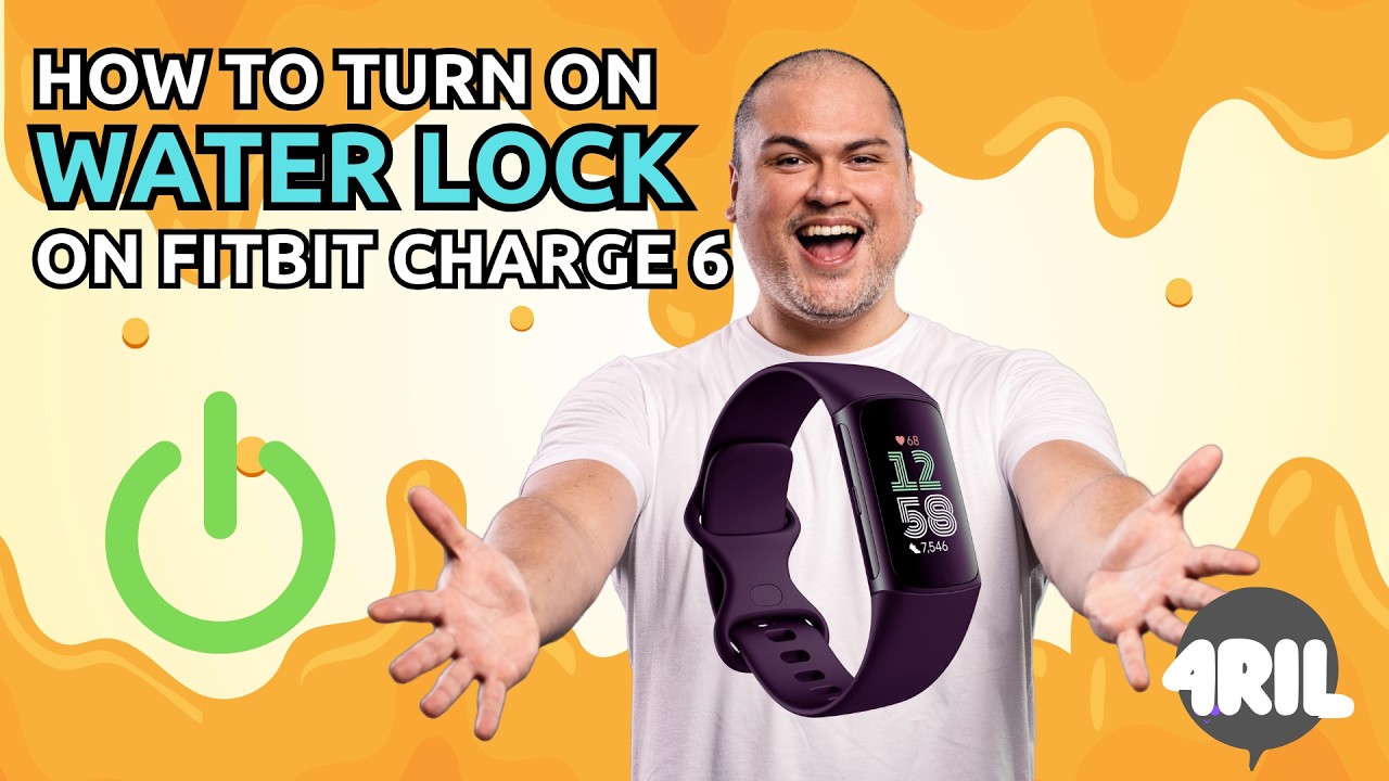 How to Turn On Water Lock on Fitbit Charge 6 - YouTube