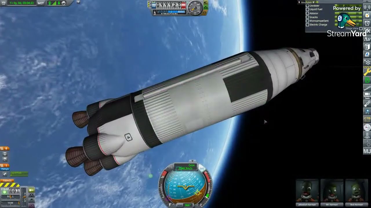 Killing Kerbals in the name of Testing out StreamYards... - YouTube
