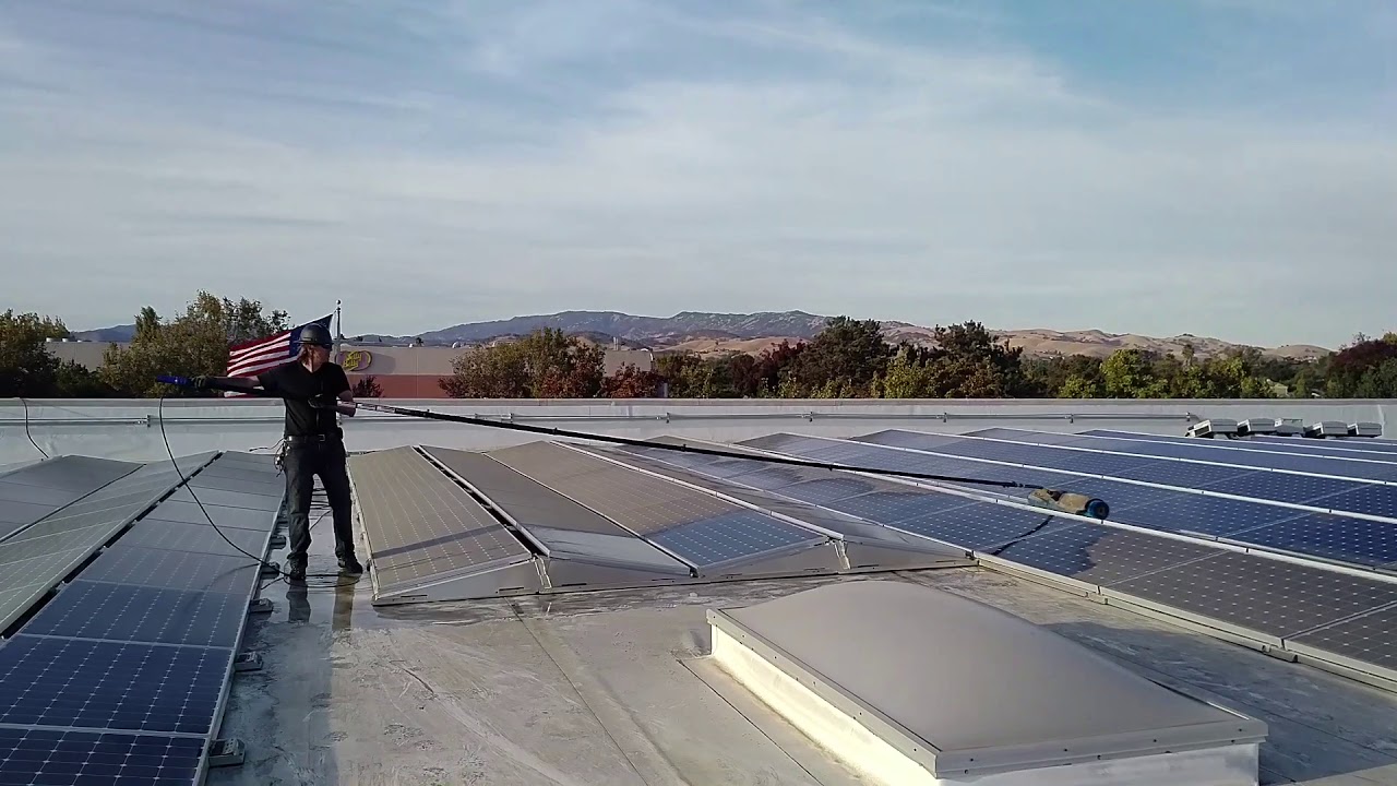 Cleaning an East-West Installation - YouTube