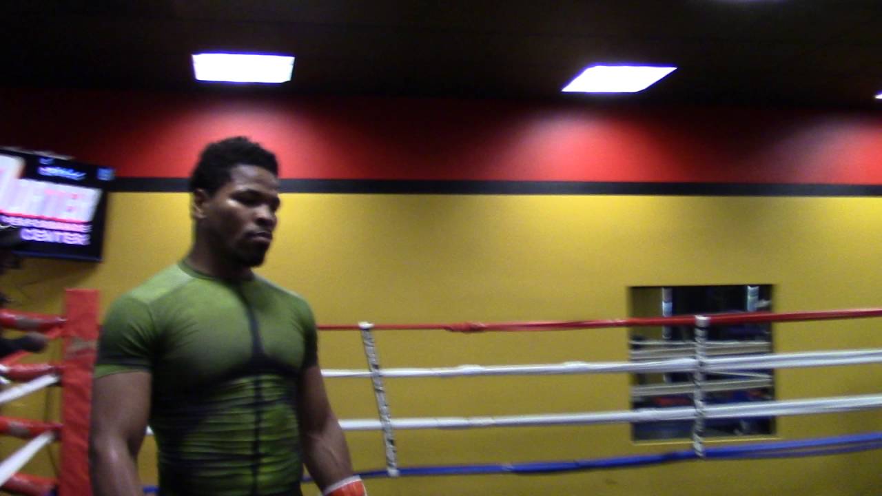 shawn and kenny porter working mitts get ready for keith thurman EsNews ...
