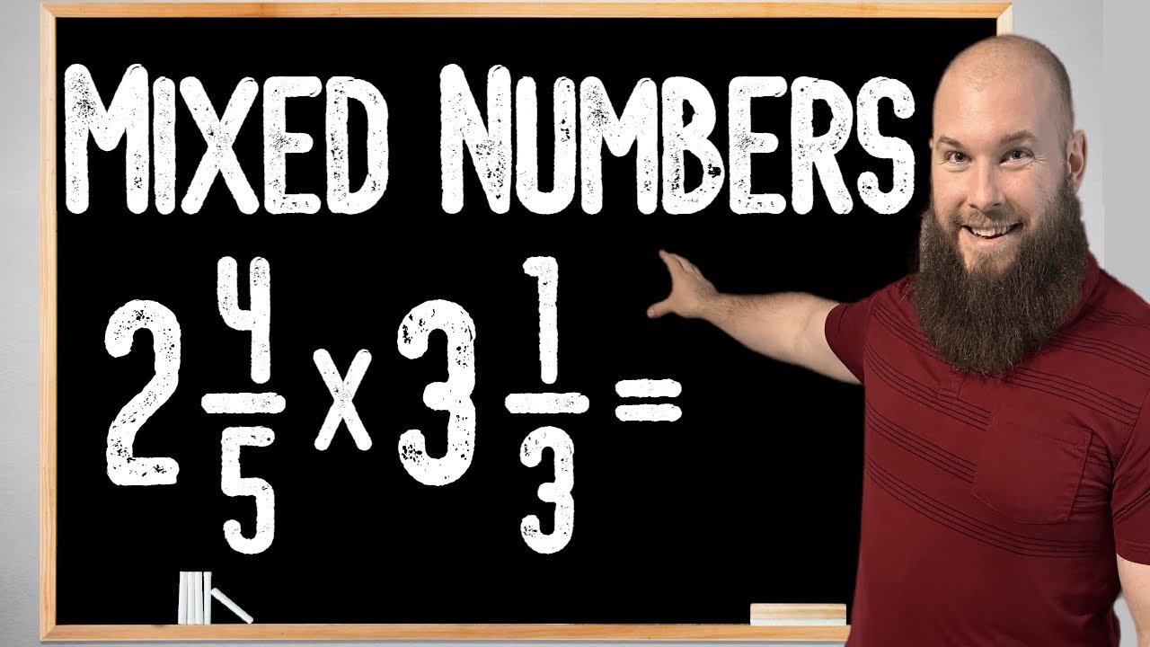 Multiplying Mixed Numbers | Fractions | How To Multiply Mixed Fractions ...