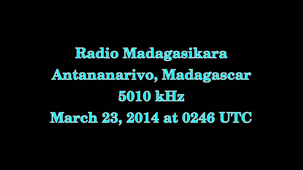 Radio Madagasikara (Antananarivo, Madagascar) - 5010 kHz - YouTube