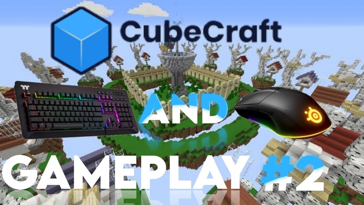 Minecraft bedrock keyboard and mouse cubecraft gameplay - YouTube