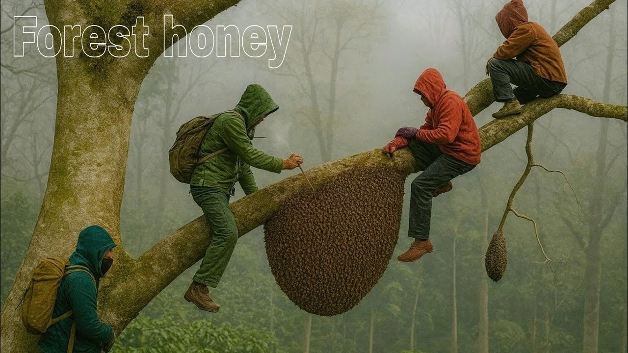 Unbelievable! Harvesting a Wild Beehive Is Like Going to War with an ...