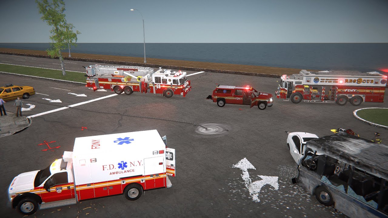EmergeNYC Car Accident | Rescue 9 Response! - YouTube