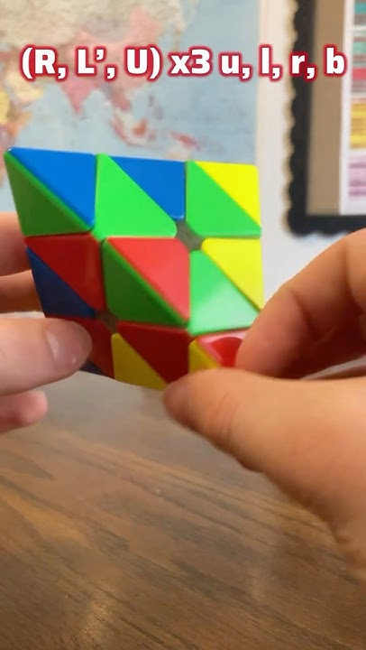 Superflip pattern on 3x3 Pyraminx - YouTube