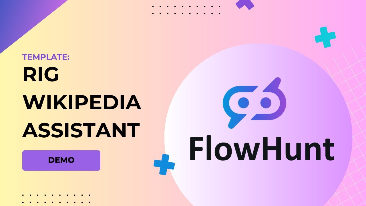 Retrieval Interleaved Generator Wikipedia Assistant Demo! FlowHunt - YouTube