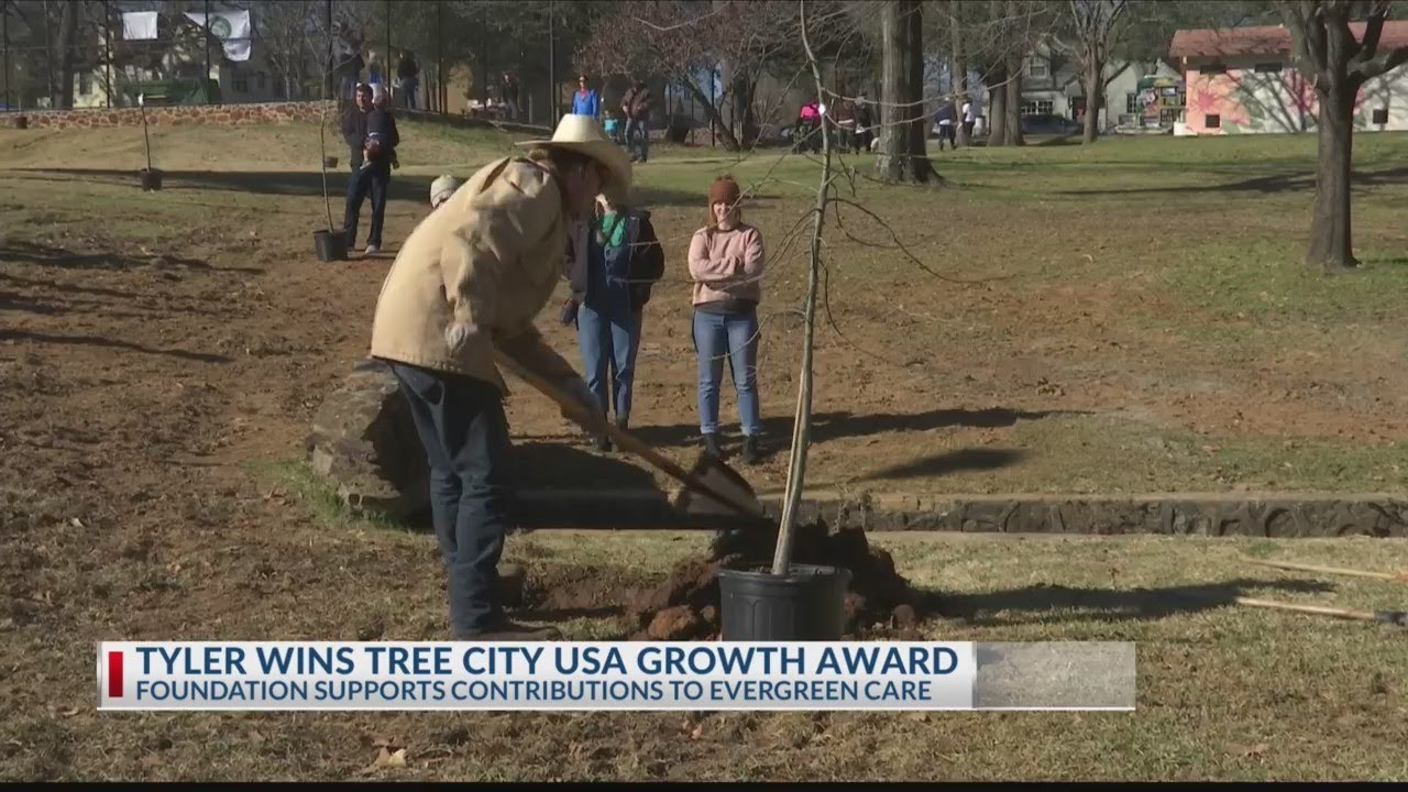 City of Tyler honored with Tree City USA Growth Award - YouTube