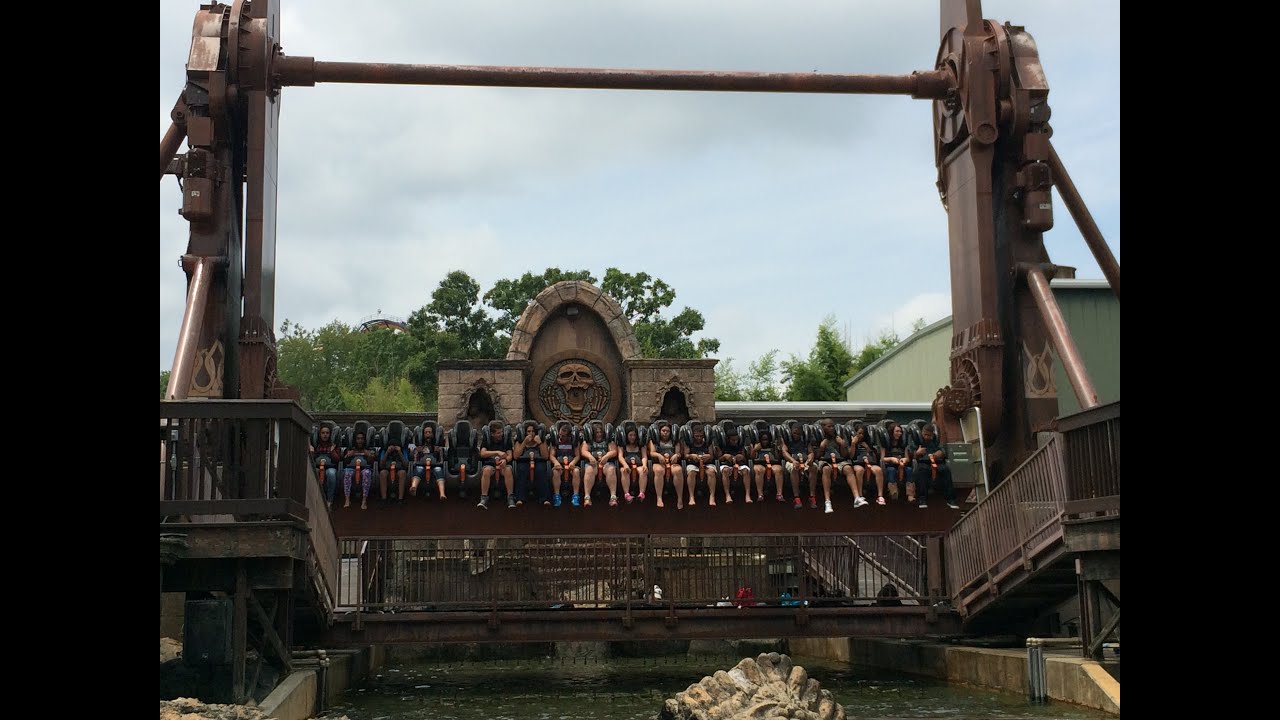 The Crypt at Kings Dominion 2015 (Full Off-Ride Video) - YouTube