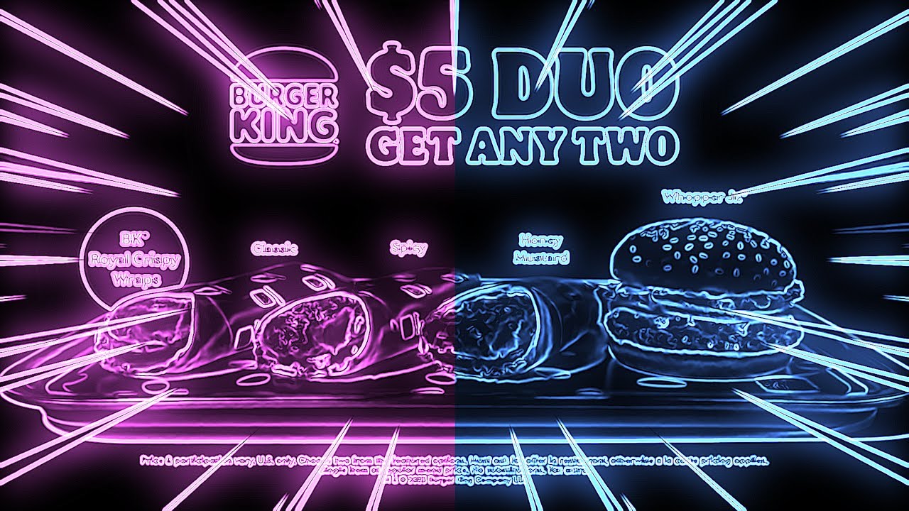 Burger King "Lunch Linner Dinner I $5 Duo" Vocoded to Gangsta's ...
