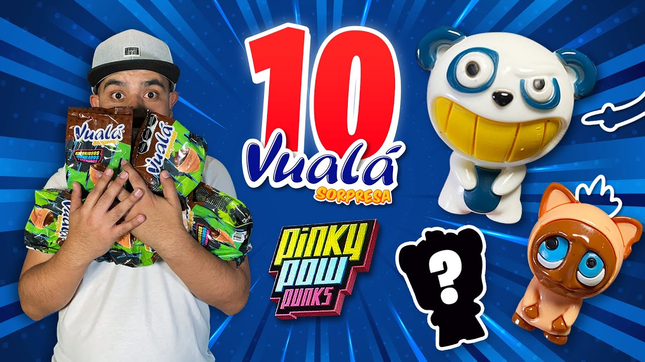 YA LOS TENGO! Abriendo 10 Vualá Sorpresa de Pinky Pow Punks 🔥 Son mejor ...