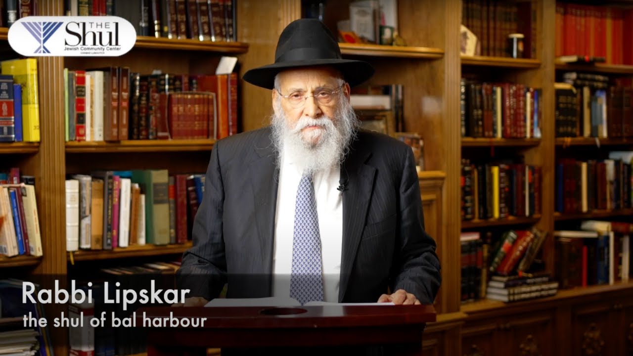 Rabbi Lipskar - Parashat Ekev - YouTube