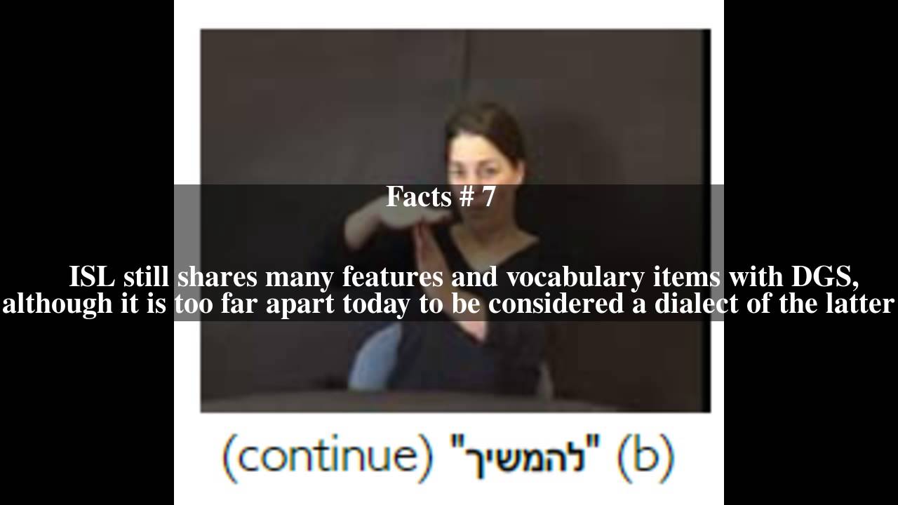Israeli Sign Language Top # 10 Facts - YouTube