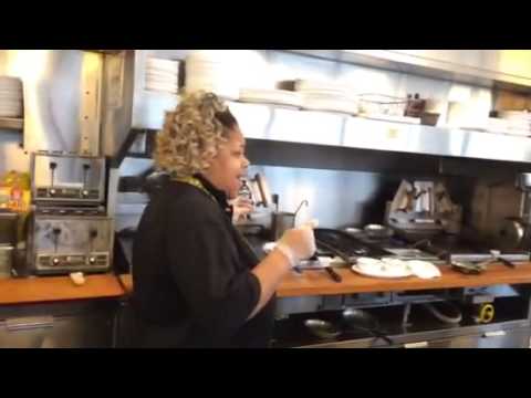 Valerie Perry The Waffle House Singin Cook! - YouTube