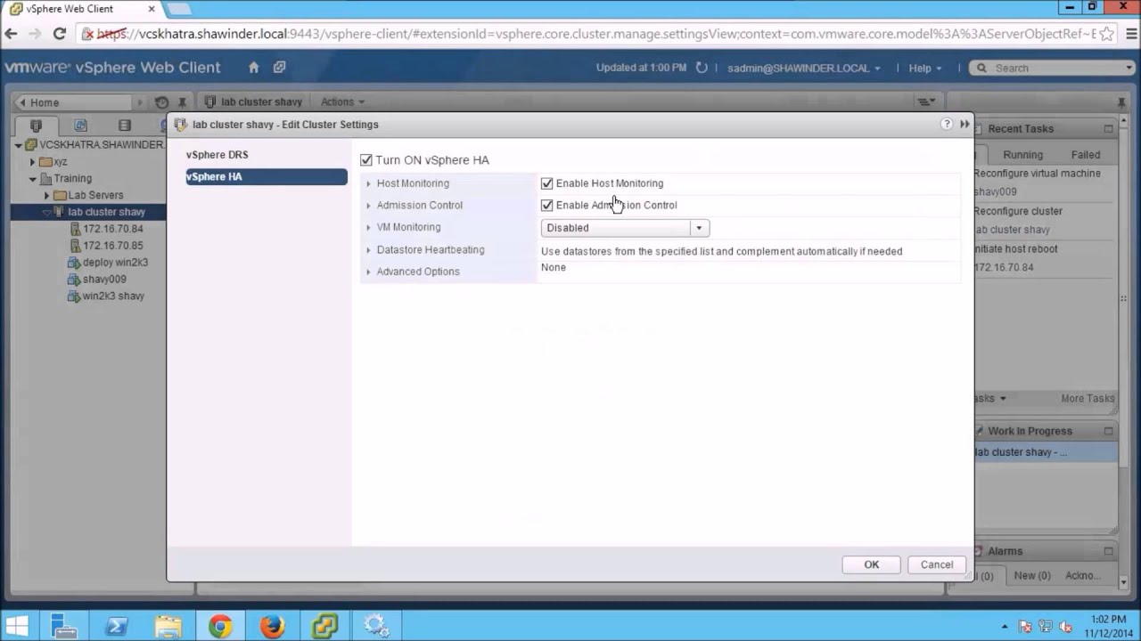 VMware vSphere High Availability - YouTube