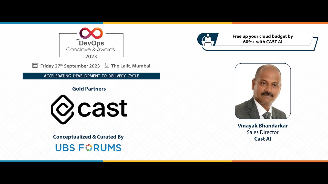 2nd Edition DevOps Conclave & Awards 2023 - Free up your cloud budget ...