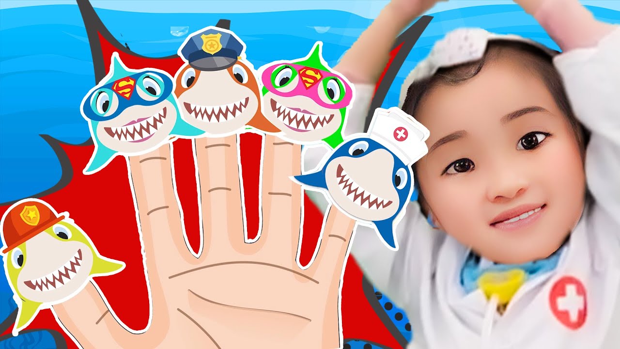 Baby Shark Rescue Team Finger Family | DoReMi Kids Songs - YouTube