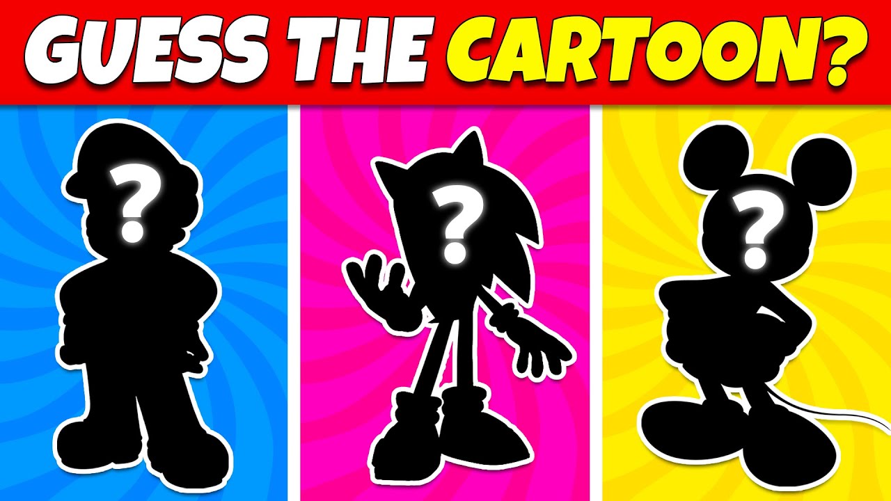 Guess the Cartoon Character By Shadow?😱| Cartoon Character Challenge!🍄 ...