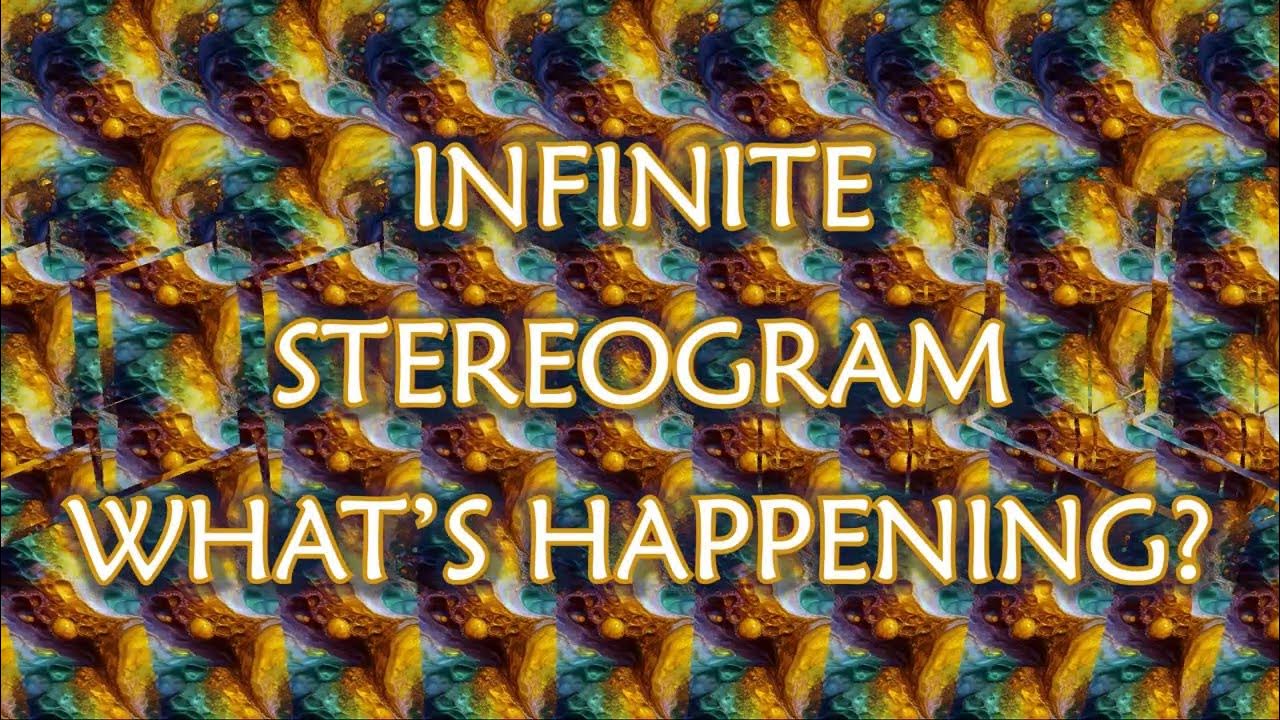 3D Stereogram Challenge #29 - What happens in this infinite stereogram ...