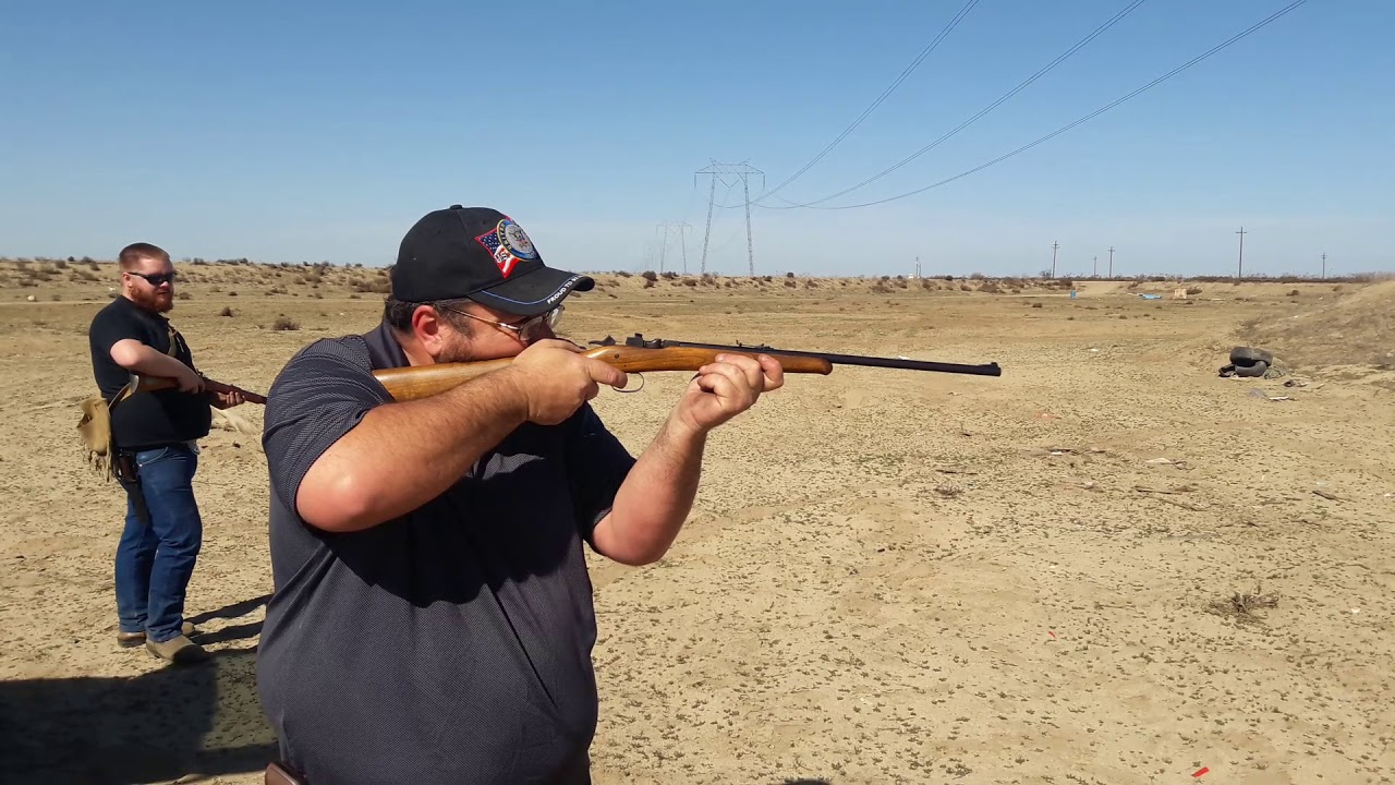 Shooting RMAC a22w .22 black powder rifle - YouTube