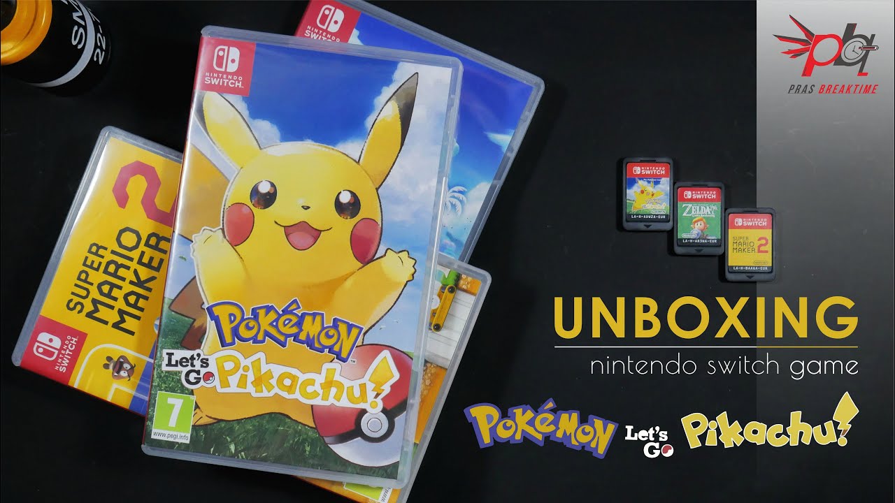 Unboxing Pokemon Go Pikachu (Switch Game) - YouTube