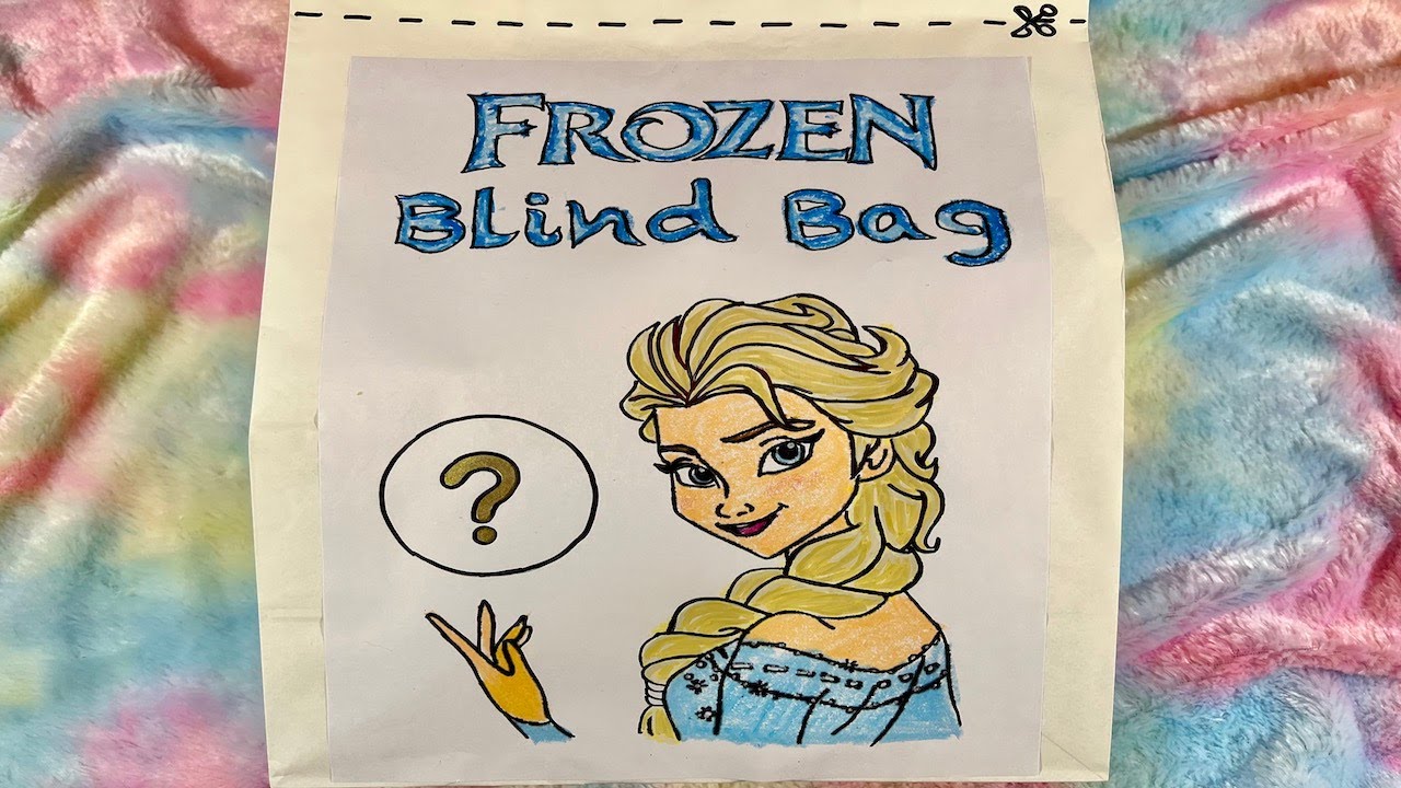 ASMR DIY Disney FROZEN Blind Bag & Unboxing ELSA Mystery Surprises ...