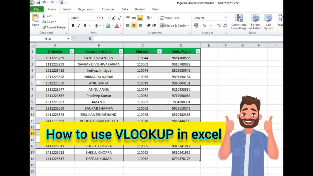 How To Use Vlookup In Excel Vlook Up In Excel Moveen Tech 2676