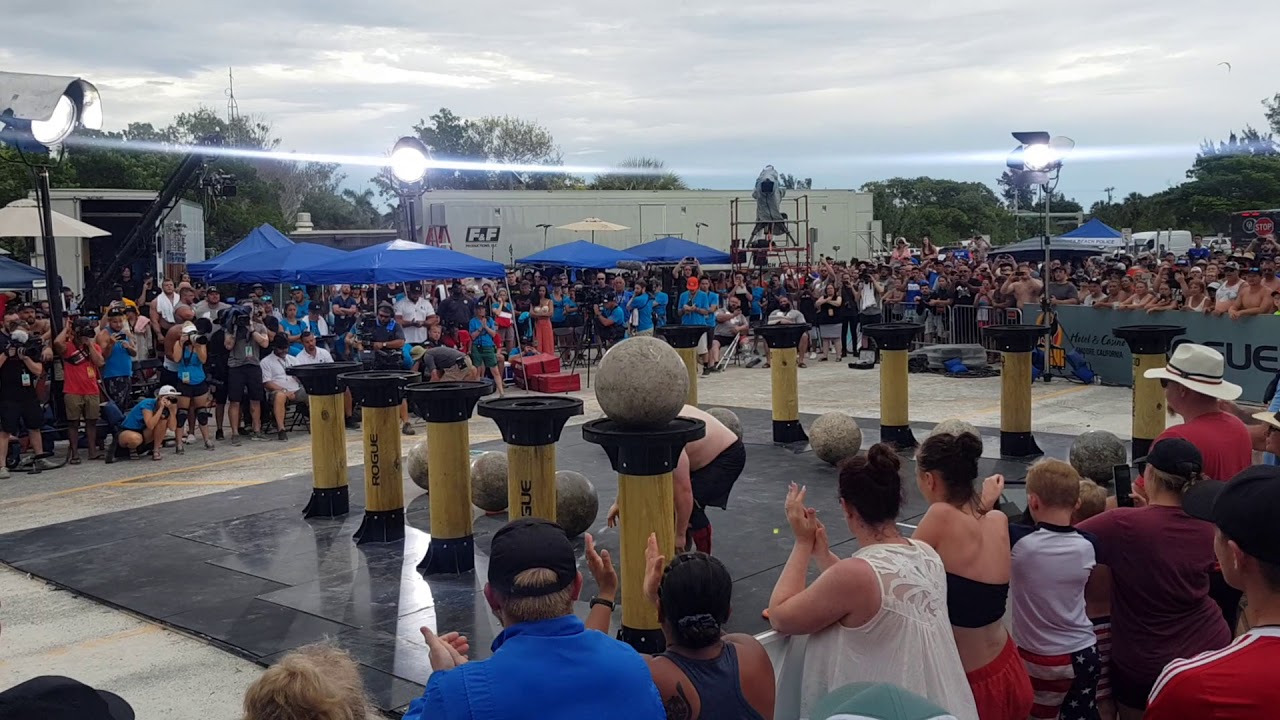 Trey Mitchell III - Atlasstone @ The World's Strongest Man 2019 - YouTube