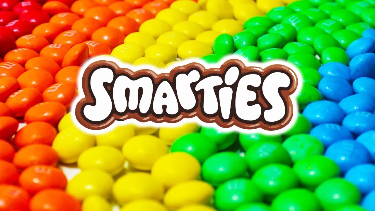 NEW Learn colours with Smarties Chocolate Candies - YouTube