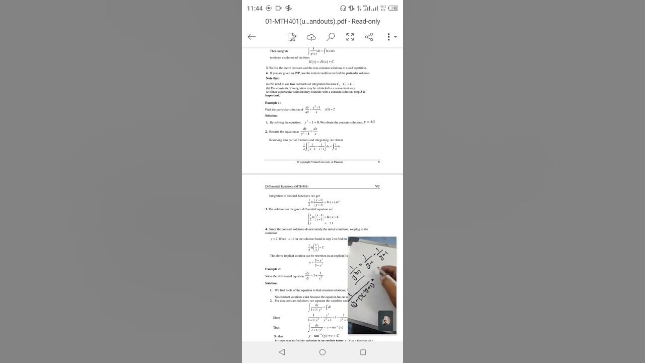 Mth501, lecture no 1,2 - YouTube