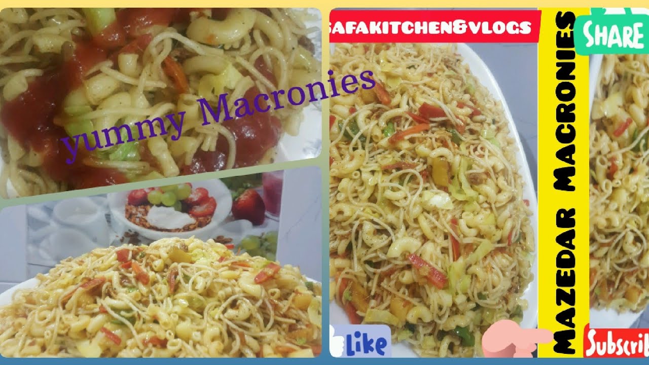 How to Make chicken &vegetable macaronies............Delicious Recipe ...