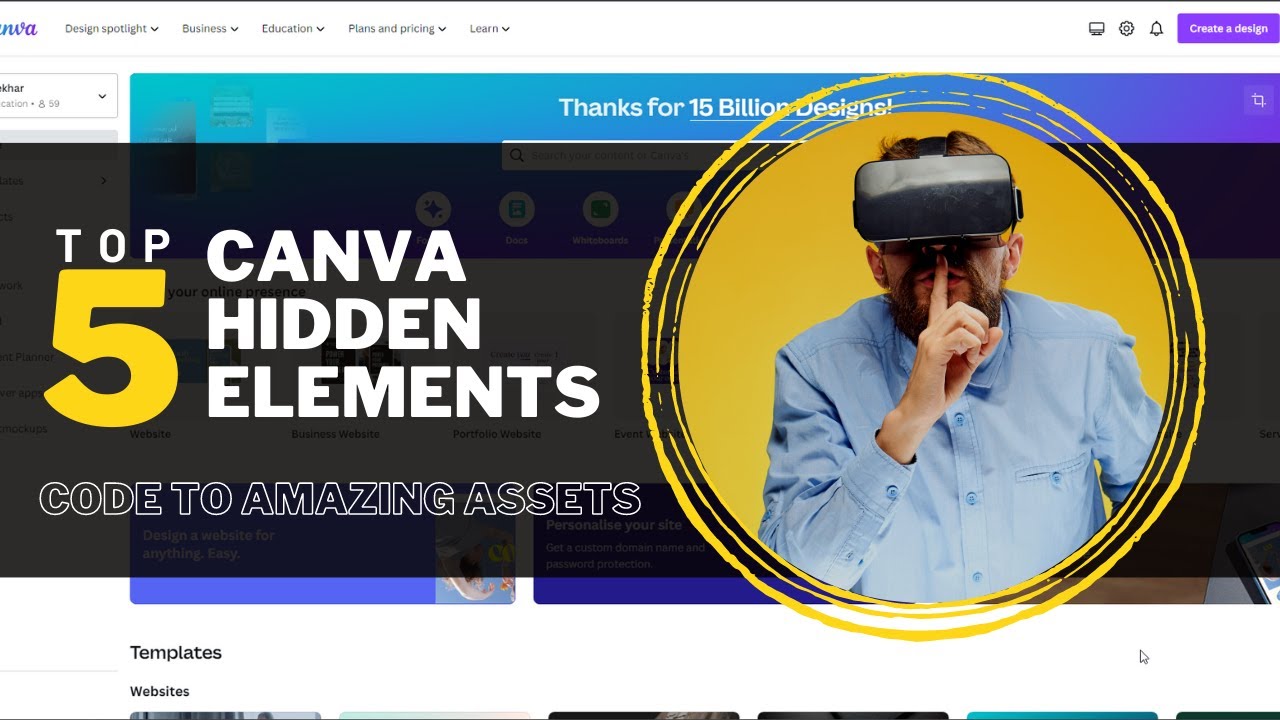 Top 5 Canva Hidden Elements Code To Amazing Assets | Use Canva Hidden ...
