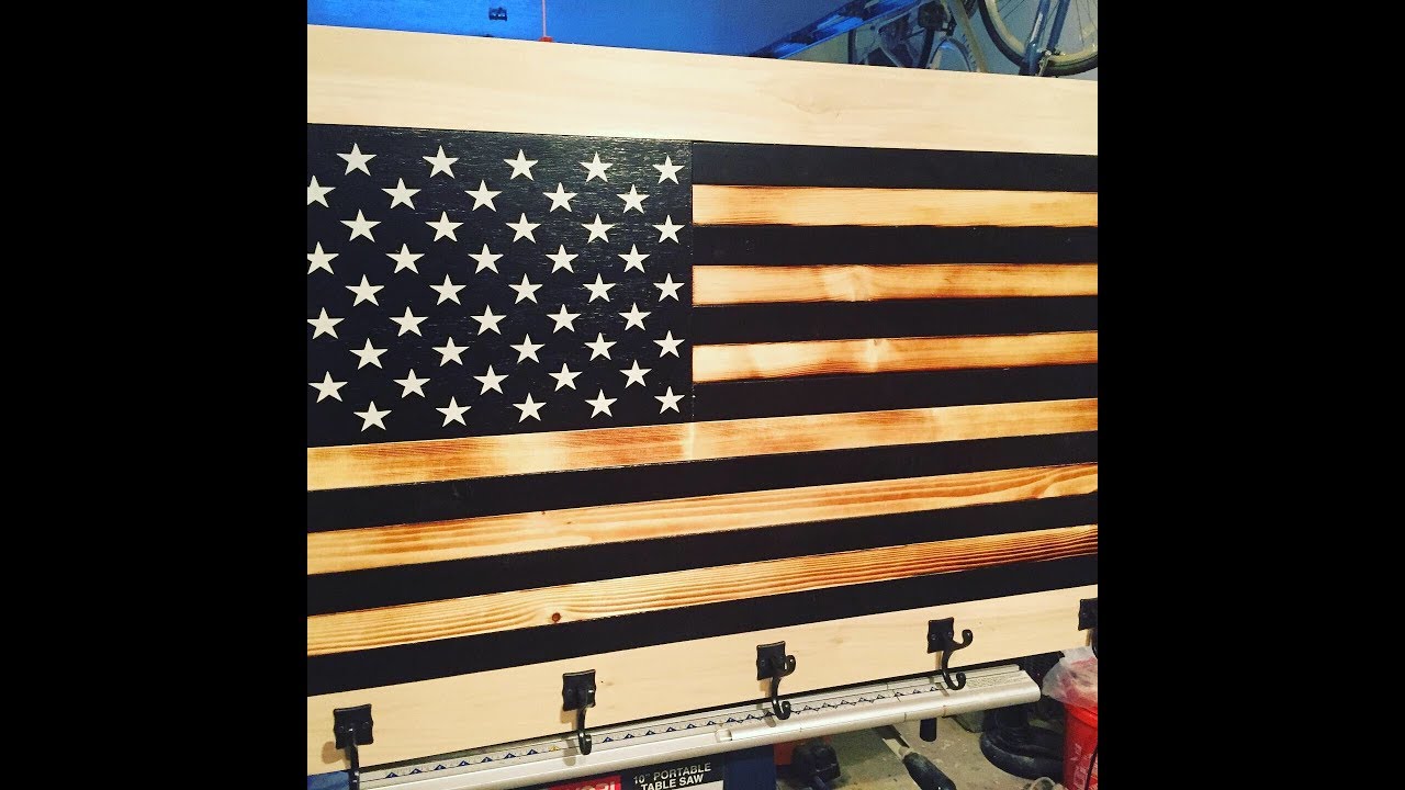 American flag Concealed storage - YouTube