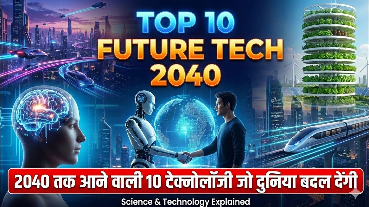 Top 10 Future Technologies Coming by 2040| Science & Technology ...