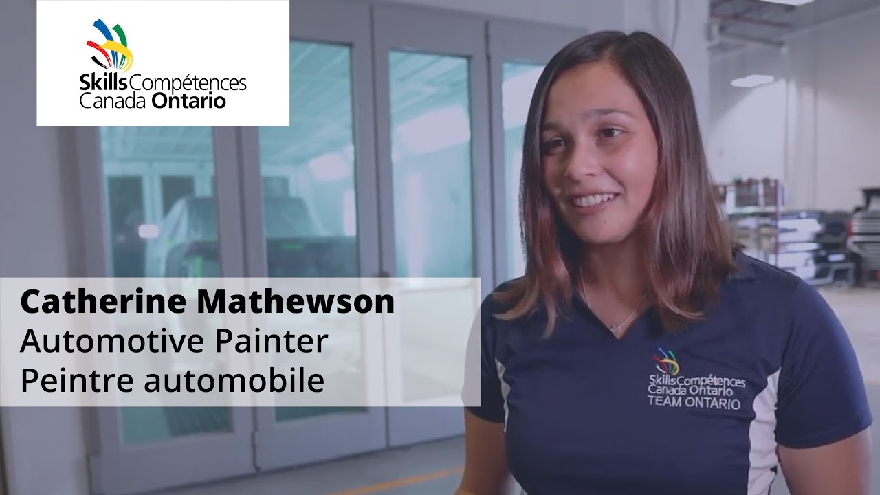 Career Profile: Catherine Mathewson, Automotive Painter - YouTube