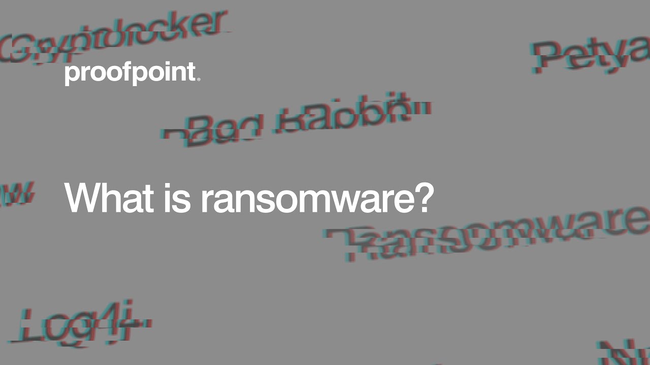 What is ransomware? – Proofpoint Education Series - YouTube