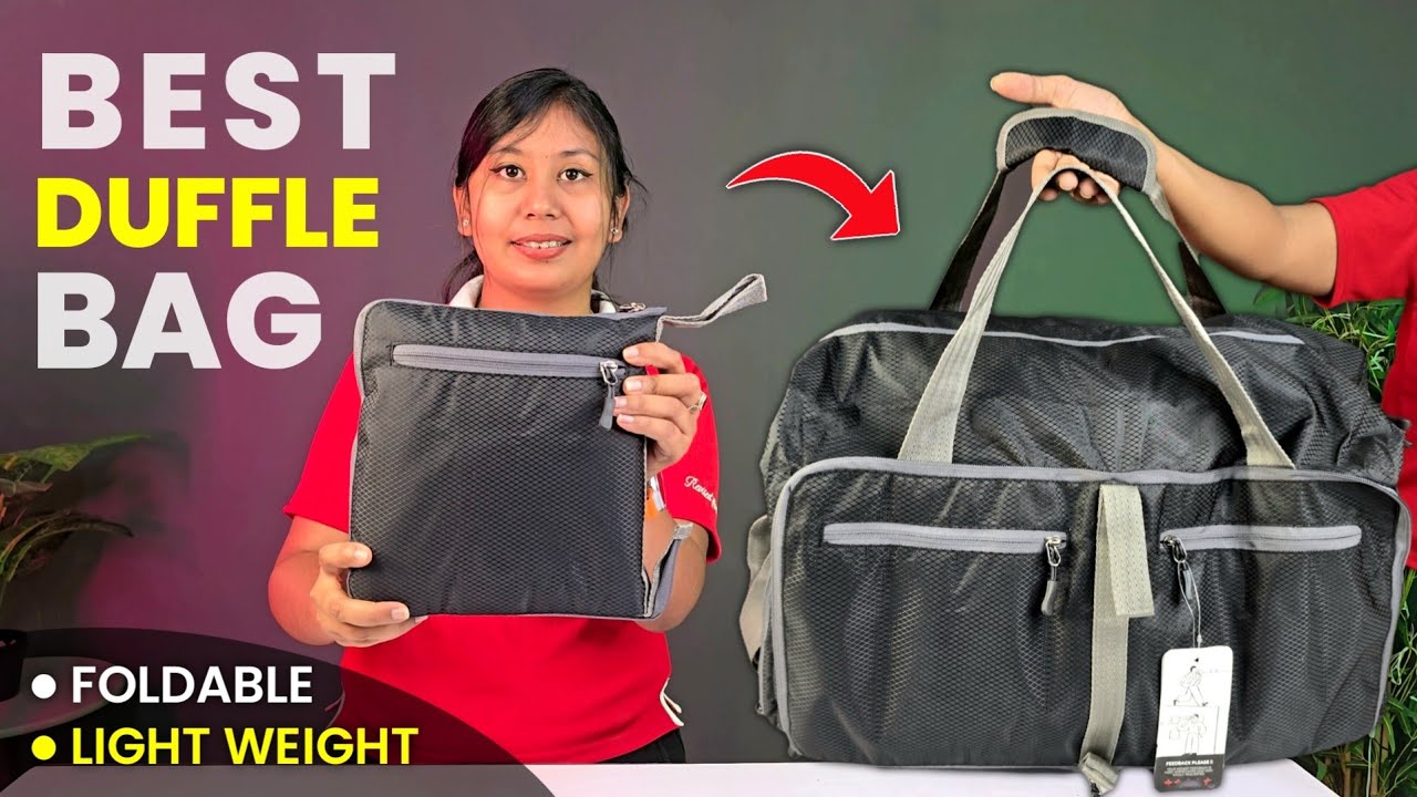 Best Duffle Bag For Travel | FATMUG Polyester Foldable Bag Unboxing ...