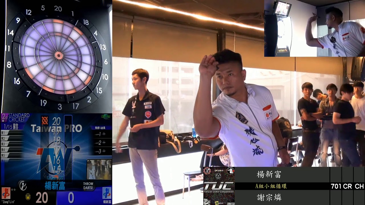 TUC Taiwan United Competition A組小組循環 楊新富VS謝宗燐 - YouTube