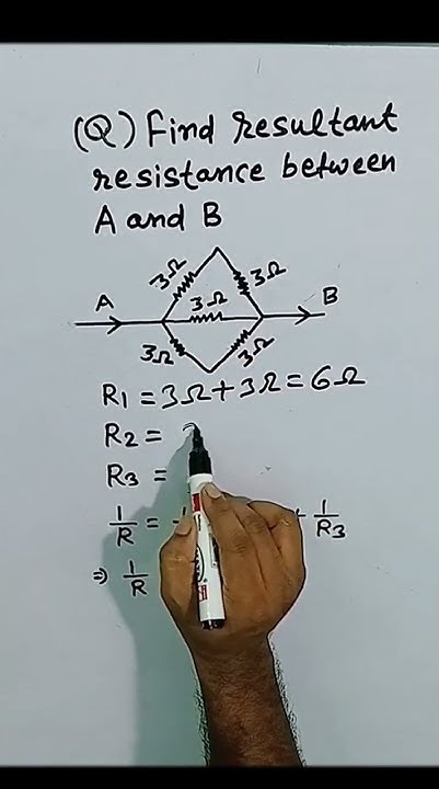 (find resultant resistance) electricity class 10 physics - YouTube