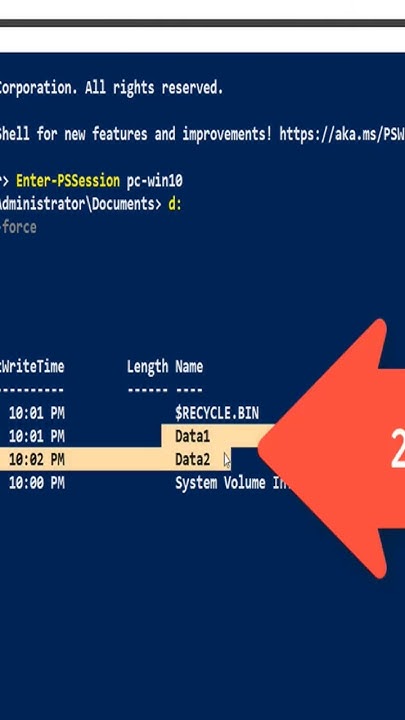 Remotely Find All Hidden Folders On Client Computer From Domain Controller Using Powershell