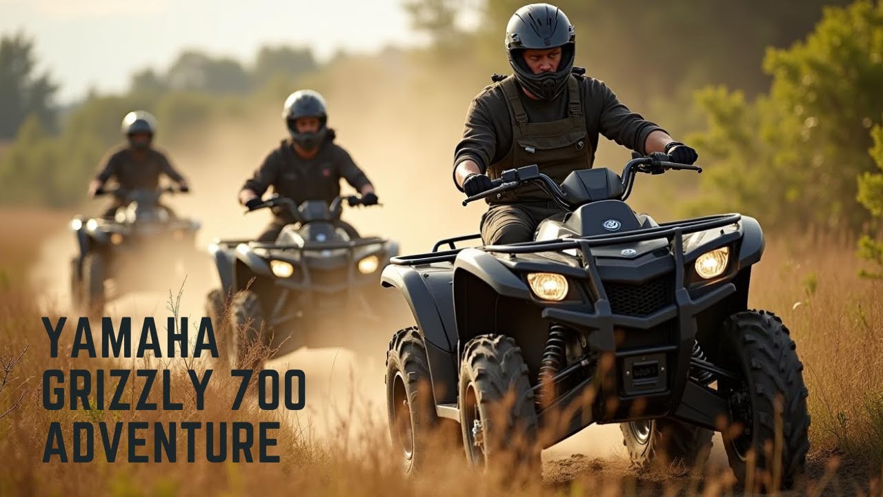 Summertime ATV trail riding on 2024 Yamaha Grizzly 700 XTR - YouTube