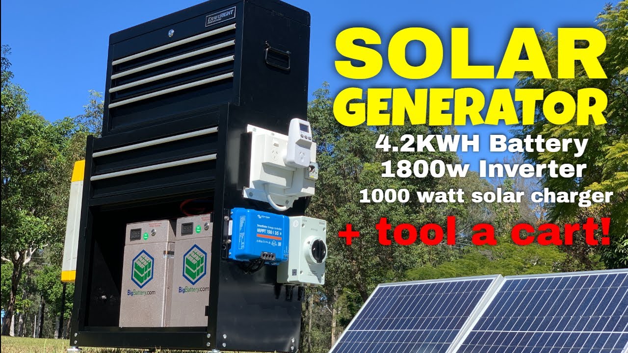 YouTubes best 'Solar Generator' or just a Cool Tool Cart? - YouTube