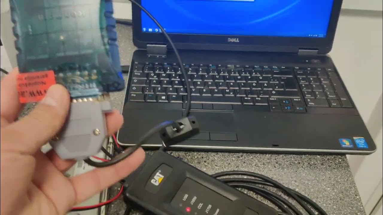 Bench cable for Adem V - CAT Com3 - YouTube