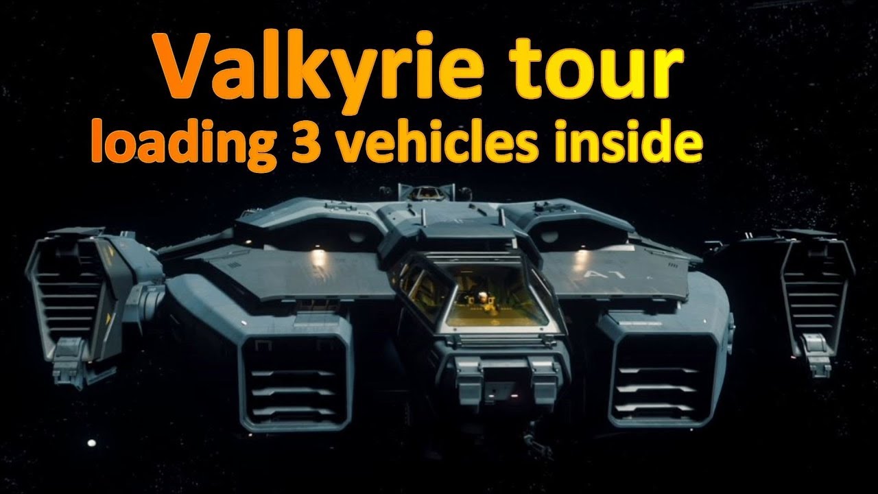 Valkyrie tour and loading 3 vehicles inside - YouTube