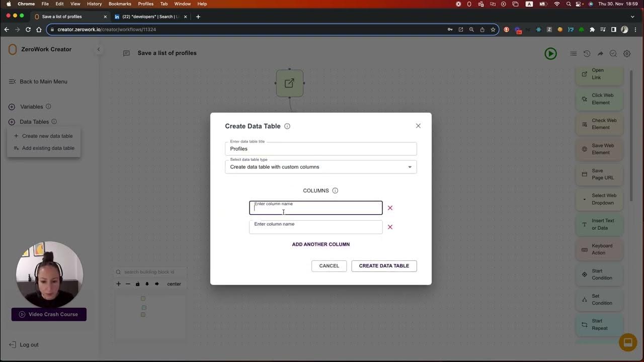 Scrape public data from LinkedIn or any other website with ZeroWork - YouTube