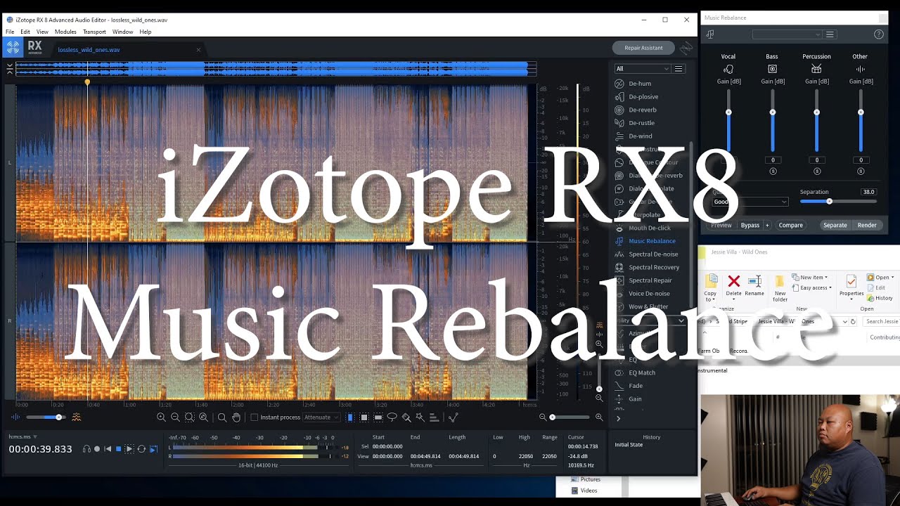 iZotope RX8 - Music Rebalance Quick Look - YouTube