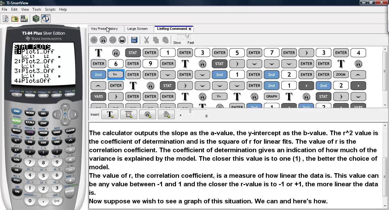 LinReg Command - YouTube