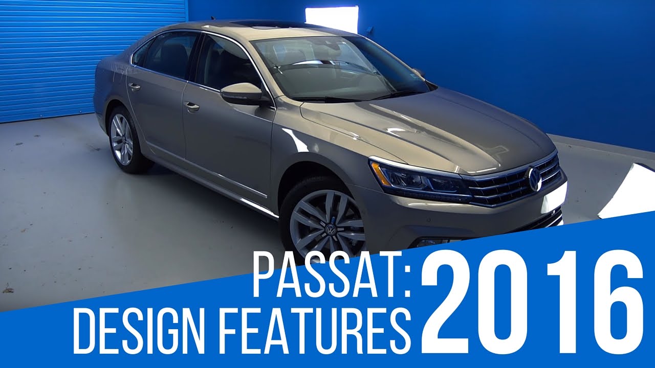 2016 Volkswagen Passat: Design Features - YouTube