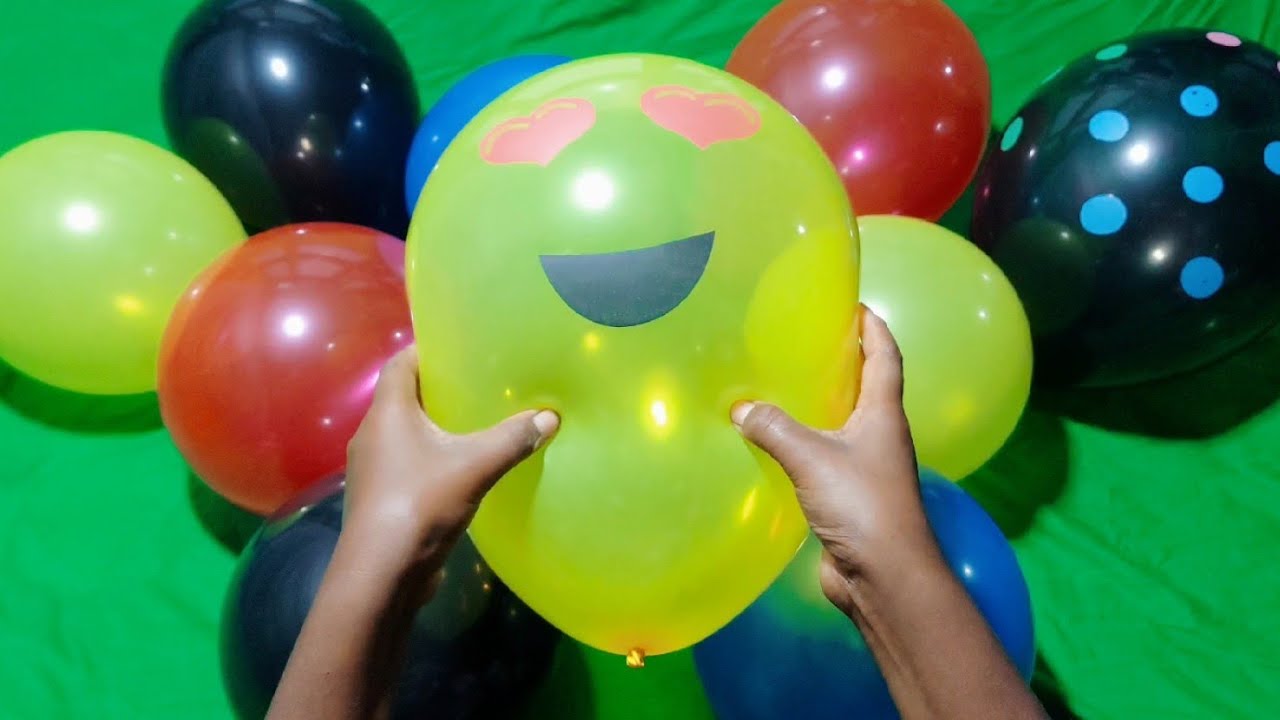 Fun Balloon Pop Compilation Satisfying Asmr Poping Balloon