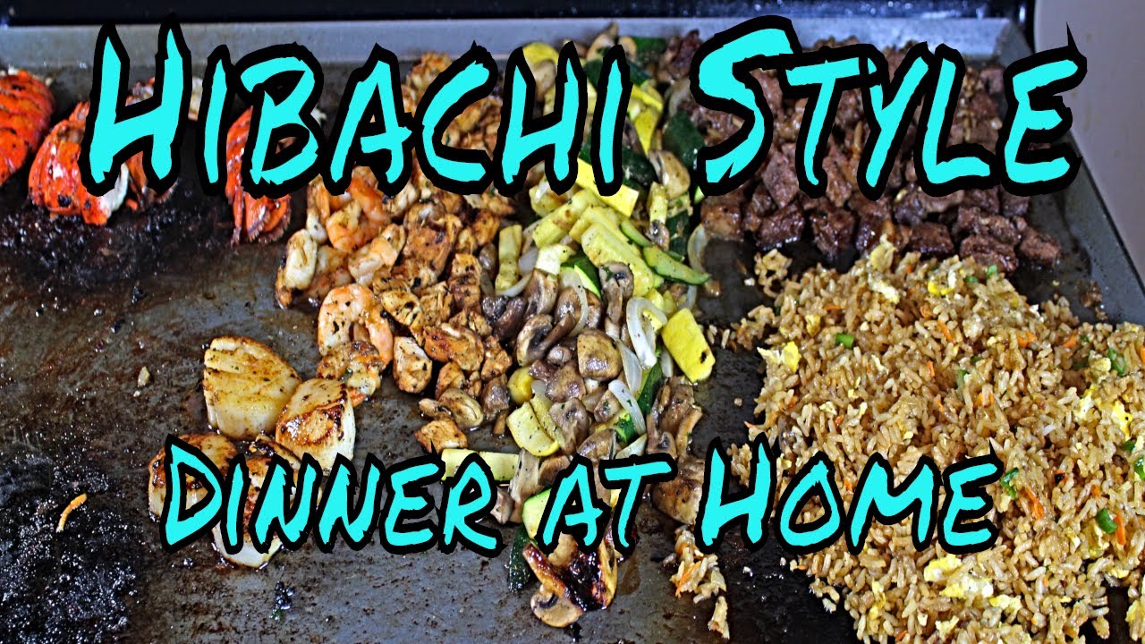 Hibachi Style Dinner at Home ( STEELMADE GRILL) - YouTube